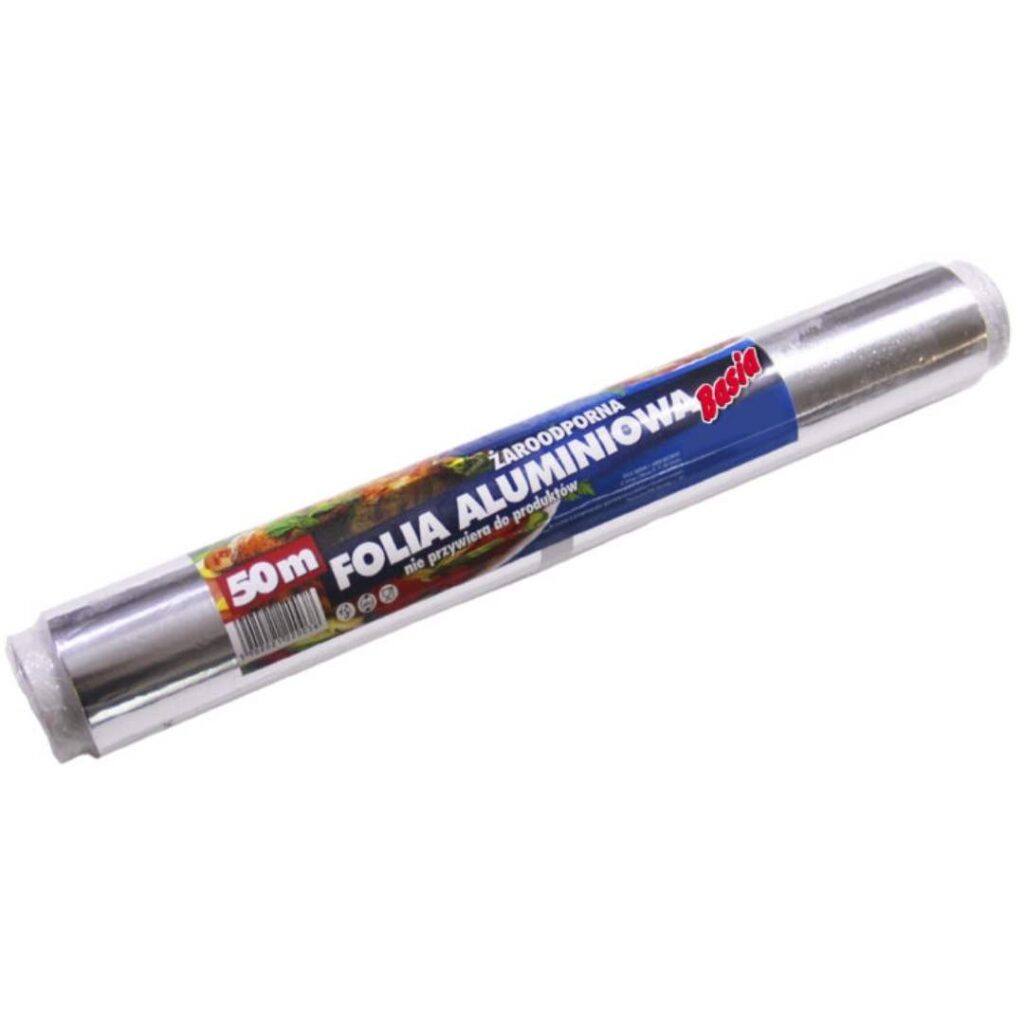 Folia aluminiowa gastronomiczna 50 mb - duże opakowanie